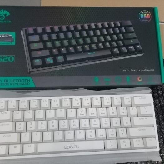 Jual Leaven K620 Keyboard Gaming Mechanical Rgb 61 Keys 60% Outemu Switch | Shopee Indonesia