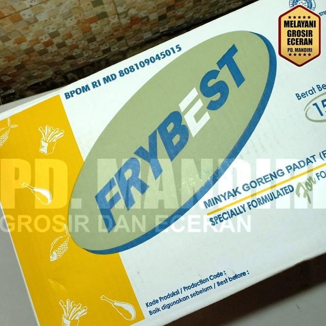 Jual FRYBEST 15 KG / MINYAK PADAT - BEKU / MINYAK GORENG PADAT | Shopee ...