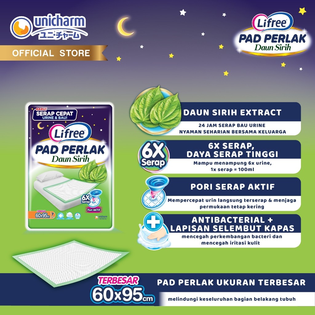 Jual Lifree Pad Perlak Daun Sirih isi 7 Pcs | Shopee Indonesia