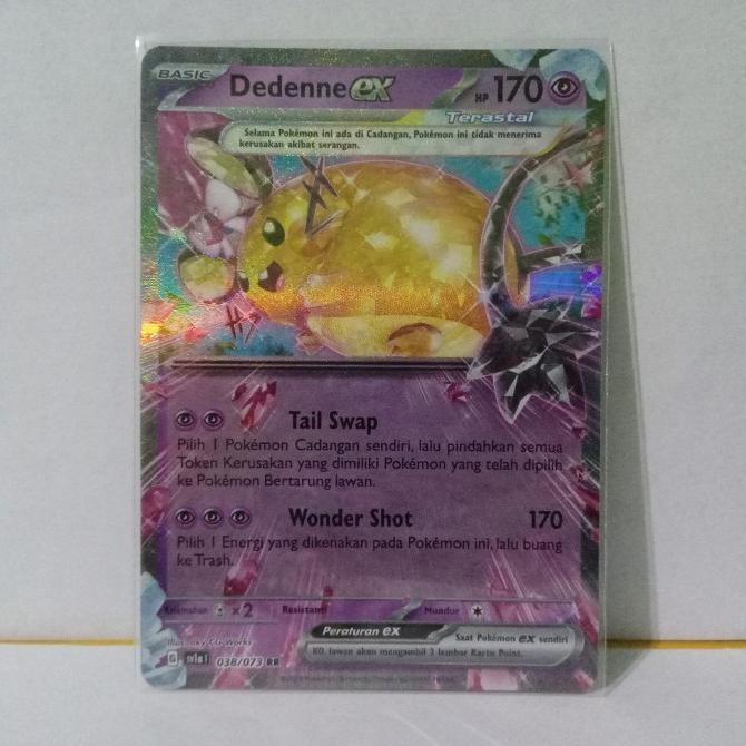 Jual Kartu Pokemon Dedenne EX RR sv1a I G | Shopee Indonesia