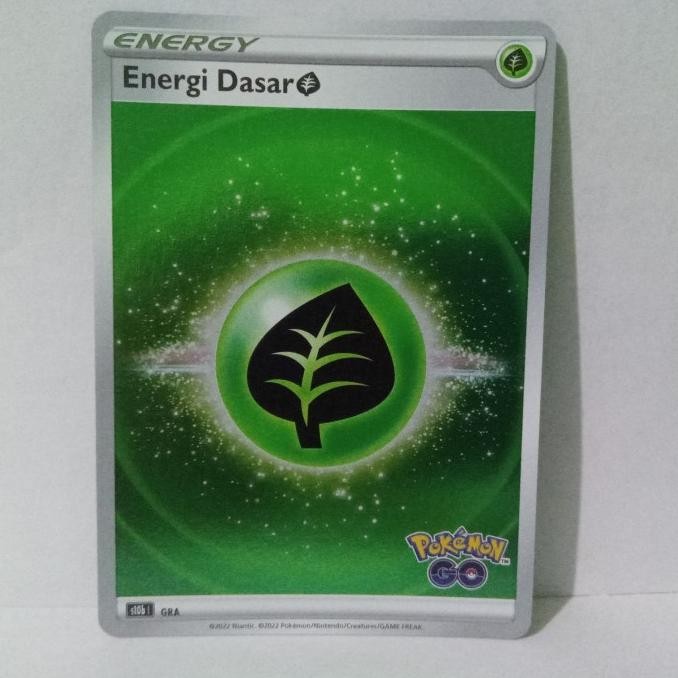 Jual Kartu Pokemon Energy Dasar Daun Pokemon Go | Shopee Indonesia