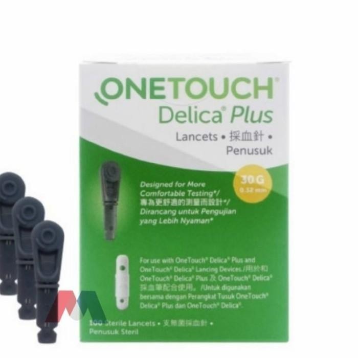 Jual Jarum Onetouch Ultra Delica Plus Blood Lancet One Touch Delica 30G ...