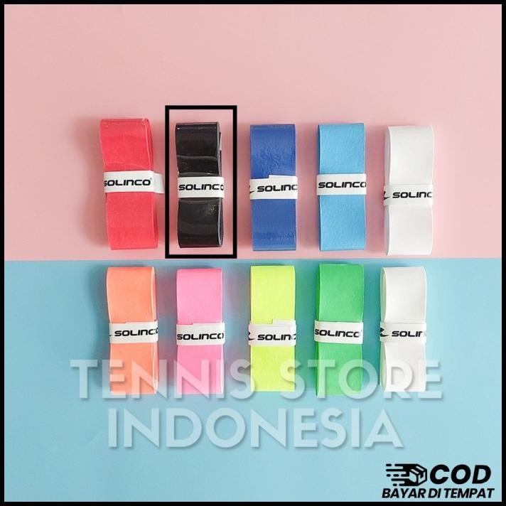 Jual Grip Tenis Solinco Wonder Grip Overgrip Tacky Soft Badminton ...