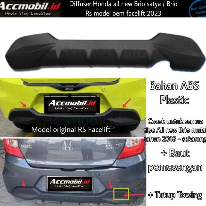 Jual Diffuser Difuser all new brio model original oem rs facelift 2023 ...