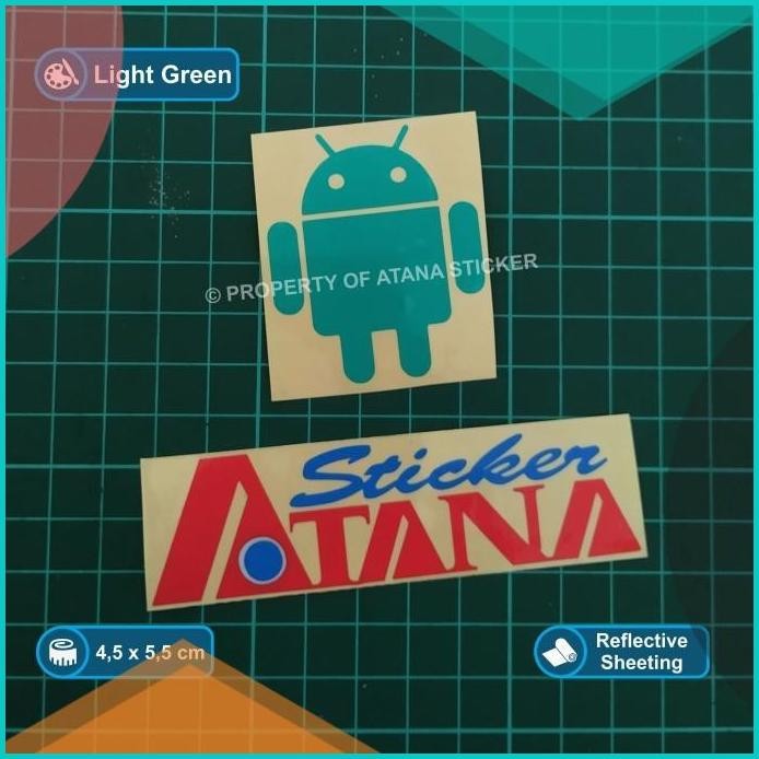 Jual Stiker Robot Android Cutting Sticker Developer Decal Hp Laptop ...