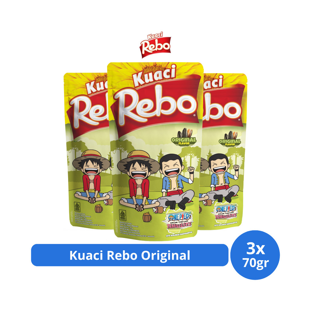 Jual Kuaci Rebo Original 70gr x 3 pcs | Shopee Indonesia