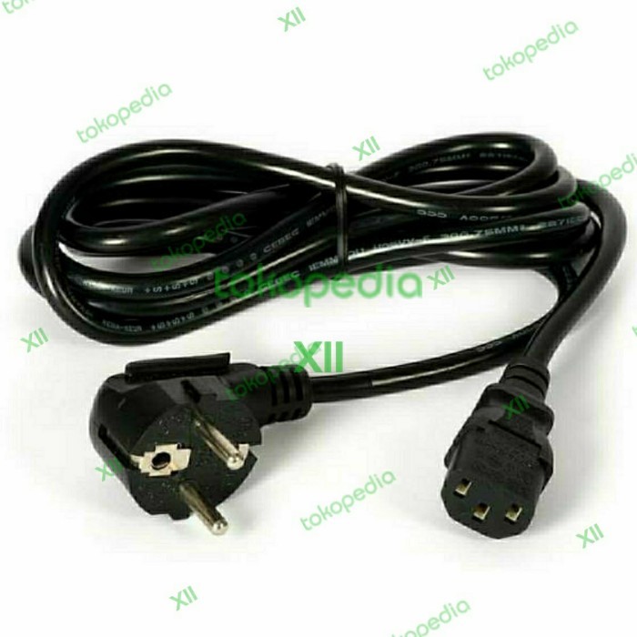 Jual KABEL POWER AC CORD C13 ~3 PiN Komputer,Rice Cooker,Timbangan ...