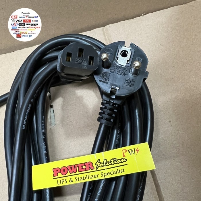 Jual Kabel Power Antminer Rig Miner Cpu psu ups server Hi Quality 16A 10M HARGA SPESIAL ...