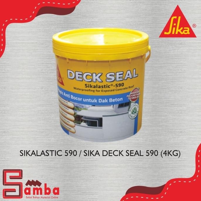 Jual Sikalastic 590 / Sika Deck Seal 590 (4kg) | Shopee Indonesia