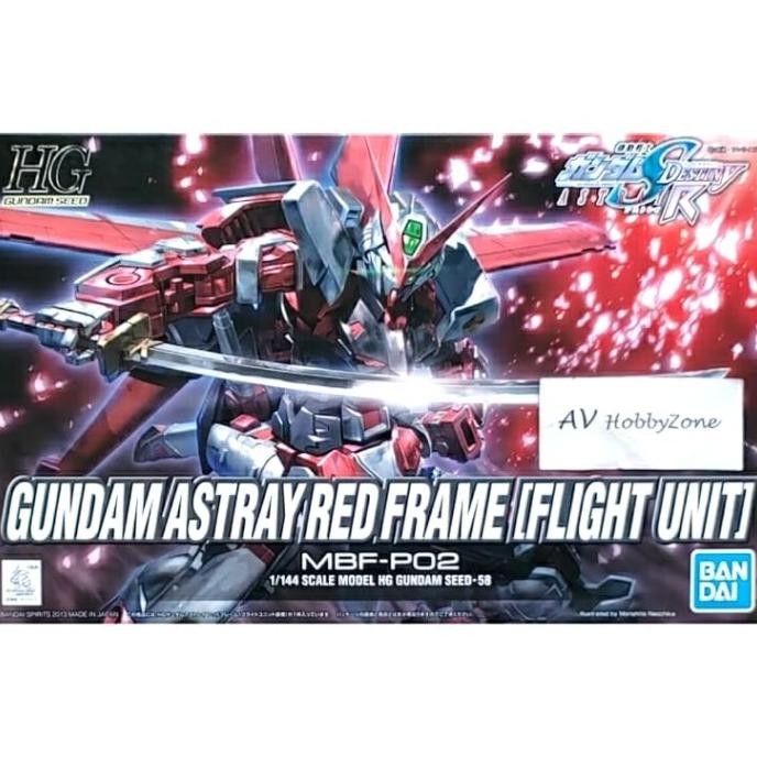 Jual HG Gundam Astray Red Frame Flight Unit (1/144) | Shopee Indonesia