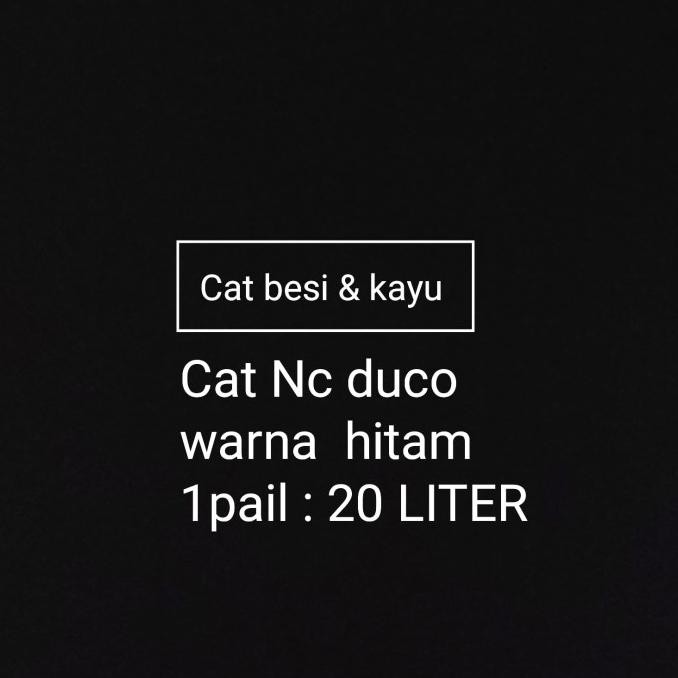 Jual Cat Nc Hitam Duco Pail 20L | Shopee Indonesia