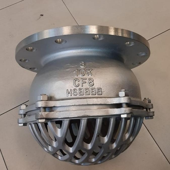 Jual Foot Valve Stainless 8 Inch Jis 10K / Foot Valve Ss 304 Dn 200 Jis ...