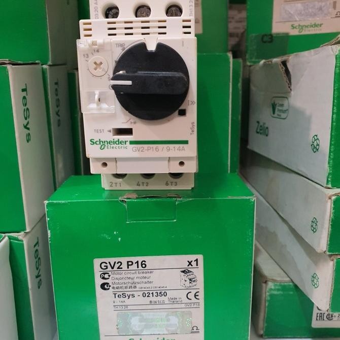 Jual motor circuit breaker GV2 P16 Schneider Tesys-021350 | Shopee ...
