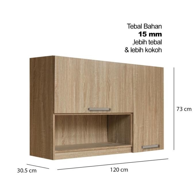 Jual IDEA Kitchen Set Rak Lemari Dapur Modern Minimalis Atas 2 Pintu ...