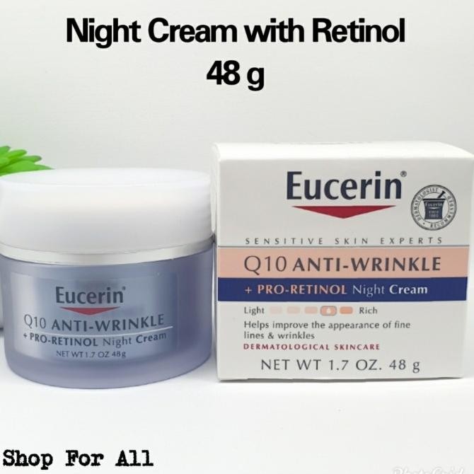 Jual EUCERIN Q10 Pro Retinol Night Cream 48 g Full Size | Shopee Indonesia