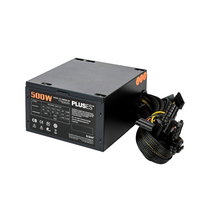 Jual Power Supply PCCOOLER Pluses HW500-NP 500Watt / PC Cooler PSU 500W ...