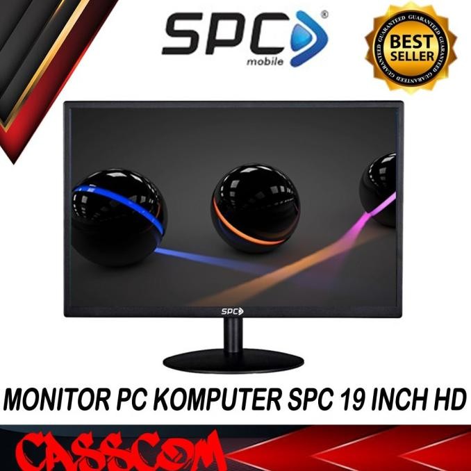 Jual BEBAS ONGKIR - MONITOR PC KOMPUTER SPC 19 INCH HD GARANSI RESMI ...