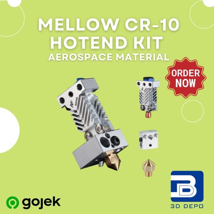 Jual Original Mellow 3D Printer NF Zone CR-10 Hotend Kit Aerospace Material | Shopee Indonesia