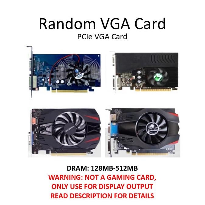 Jual NEW Random VGA GPU Second Low-End Bekas VGA HDMI PCIe Graphics Card | Shopee Indonesia