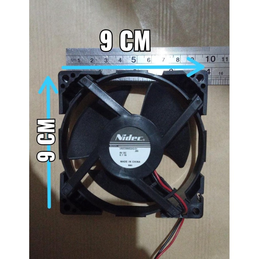 Jual Fan Motor Kipas Kulkas 2 Pintu Panasonic Nidec 8V DC | Shopee ...