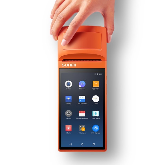 Jual Mesin Kasir Android POS SUNMI V1S Non NFC Printer Thermal 58mm | Shopee Indonesia