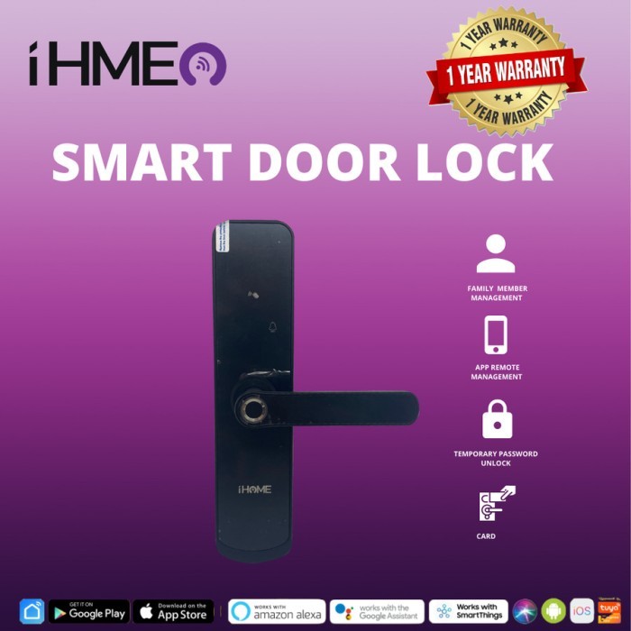 Jual Smart Door Lock Finger Print, RFID, Card, Pin, Wifi | Shopee Indonesia