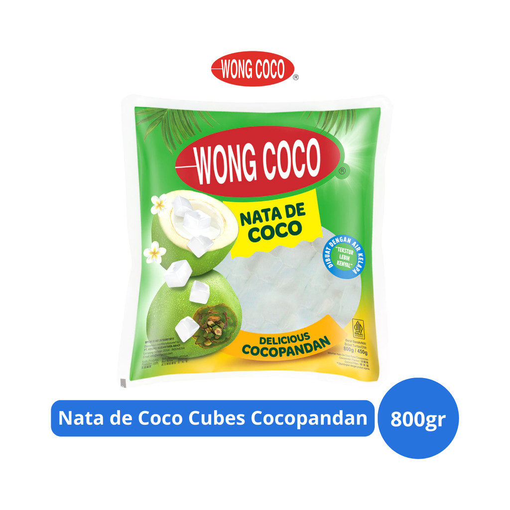 Jual Wong Coco Nata de Coco Cubes Cocopandan 800gr | Shopee Indonesia