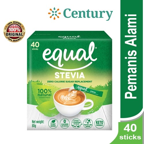 Jual EQUAL STEVIA 40STICKS / GULA / PEMANIS ALAMI/ MAKANAN / MINUMAN ...