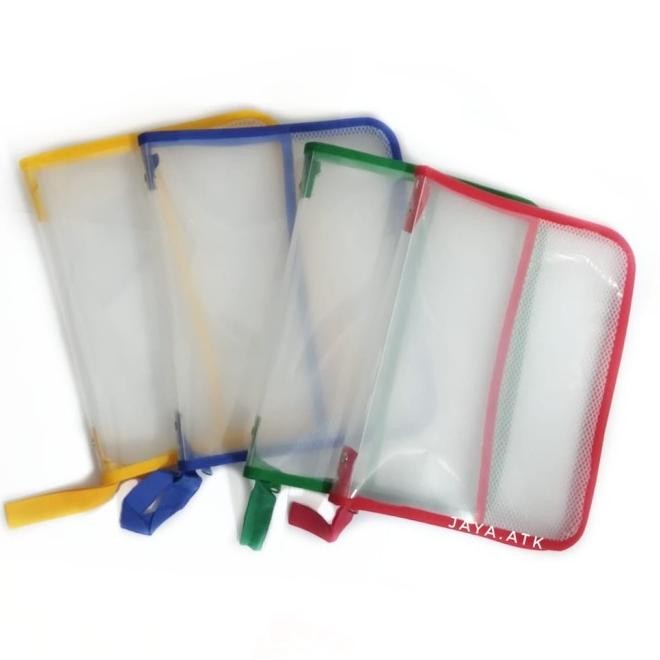 Jual NEW MAP PLASTIK ZIPPER BAG SLETING JARING B5 MURAH TENTENG MAP ...