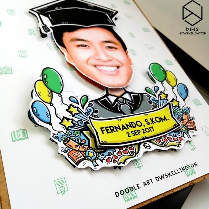 Jual Doodle Art Bingkai Wisuda Pop Up Frame Graduation Souvenir ...