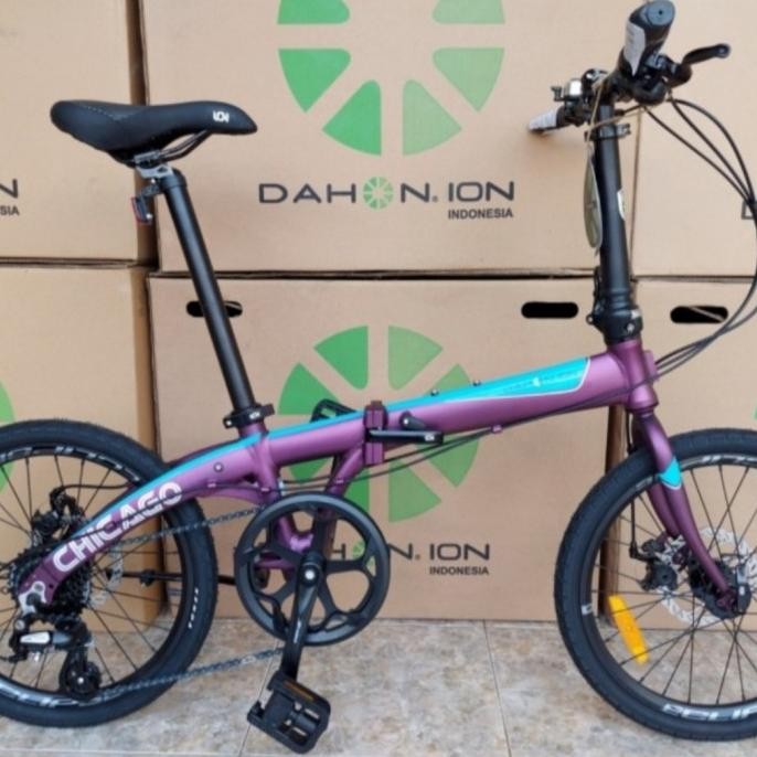 Jual Sepeda Lipat DAHON ION CHICAGO 20" 8sp NEW 2020 - GREY | Shopee ...