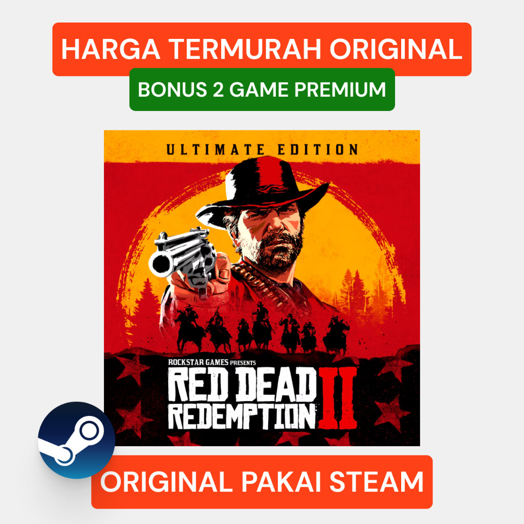 Jual RED DEAD REDEMPTION 2 SPECIAL EDITION GAME PC LAPTOp ORIGINAL STIM ...