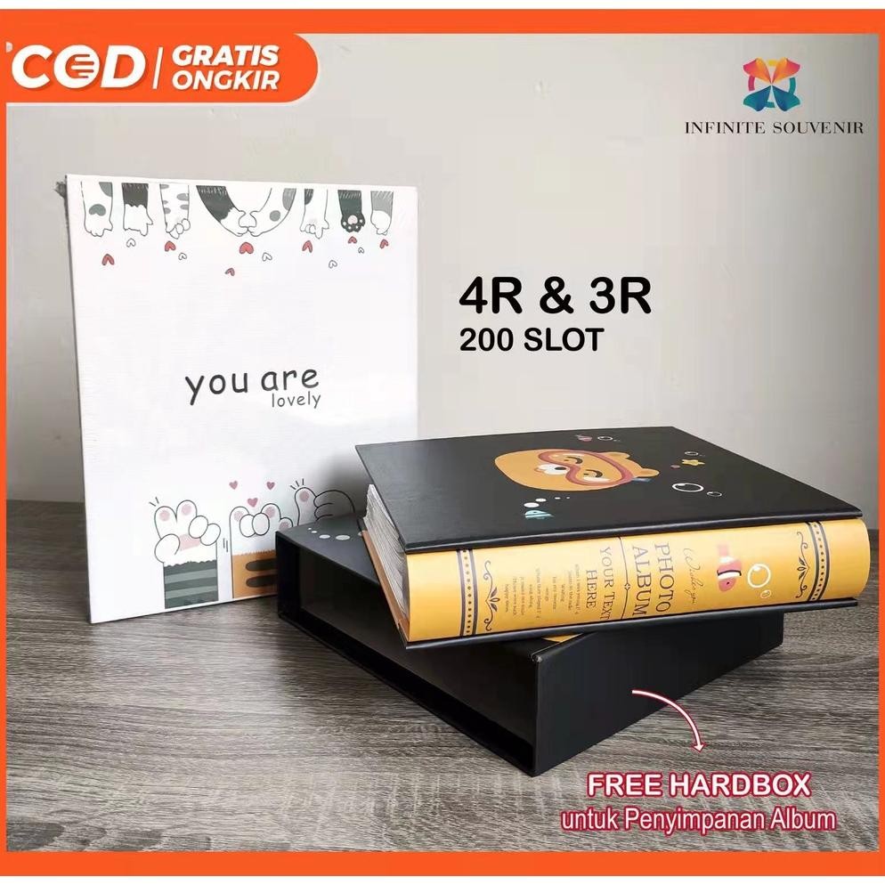 Jual BUKU ALBUM FREE HARDBOX 3R DAN 4R / ALBUM HARDBOX / BUKU ALBUM ...
