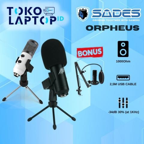 Jual SALE Sades Orpheus Mic Condesner Premium Full Set | Shopee Indonesia