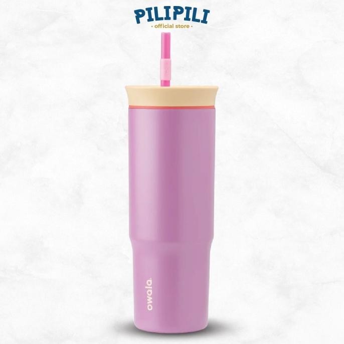 Jual BOTOL MINUM OWALA TUMBLER STAINLESS STEEL 24 OZ / 710 ML SMELL THE ROSES 2311T | Shopee ...