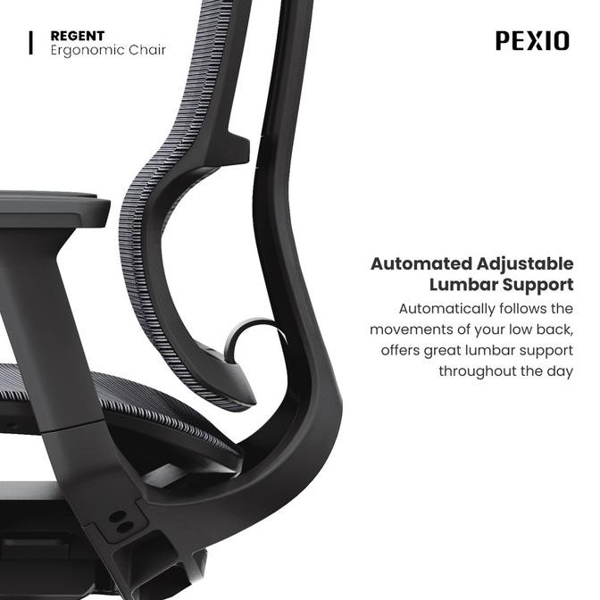 Jual Pexio Regent Kursi Kantor Ergonomis Abu - abu | Shopee Indonesia