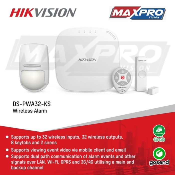 Jual Produk Ready DS-PWA32-KS - HIKVISION WIRELESS SECURITY CONTROL PANEL KIT | Shopee Indonesia