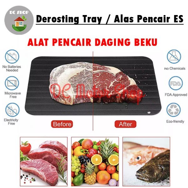 Jual NEW Magic Fast Defrosting tray Alas Pencair ES Daging Ikan ...