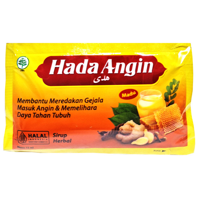 Jual HADA ANGIN SIRUP HERBAL 1 SASHEET / MASUK ANGIN / DAYA TAHAN TUBUH ...