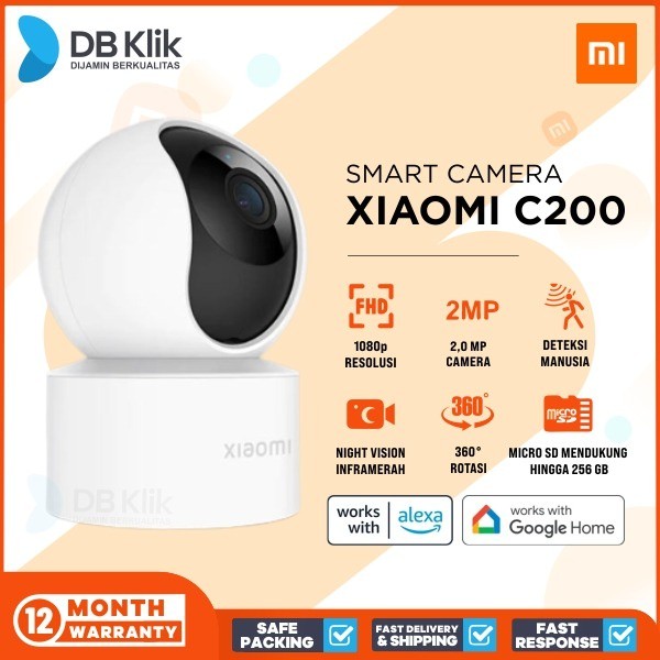 Jual Xiaomi Smart Camera C200 - Smart Camera C200 | Shopee Indonesia