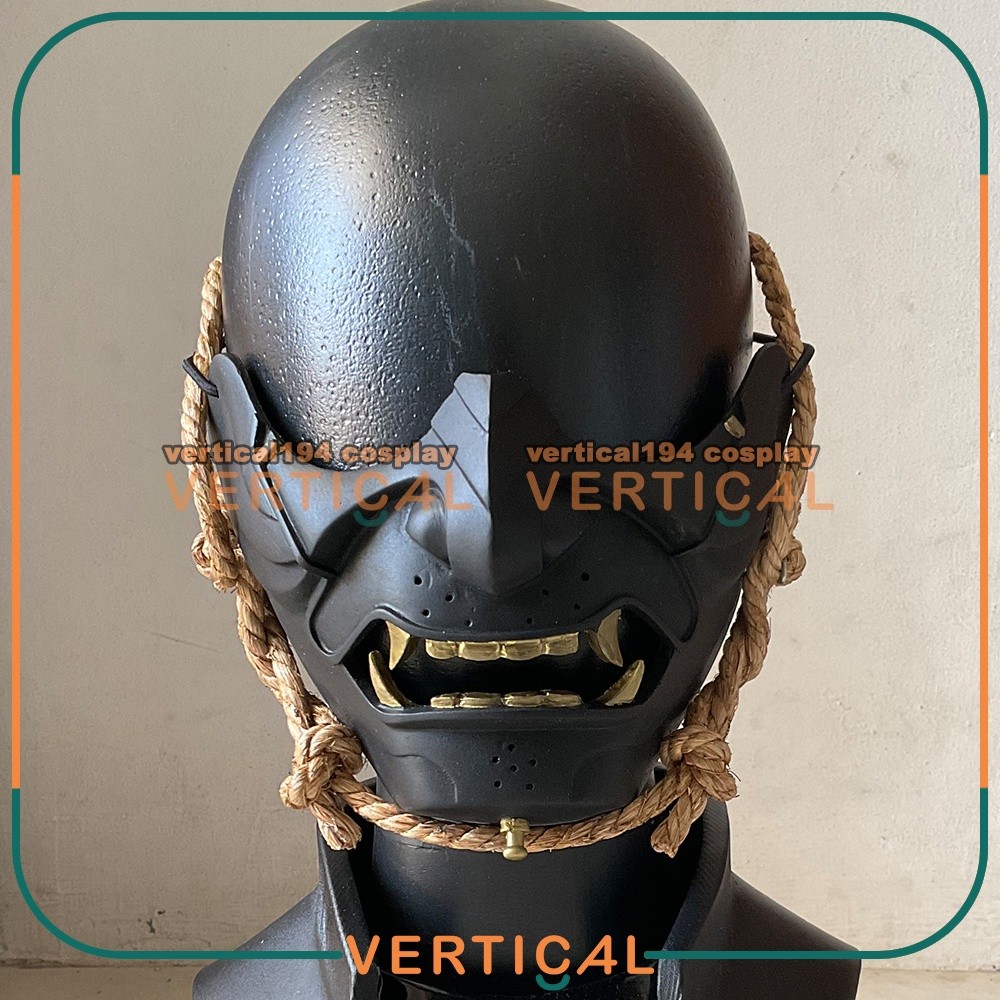 Jual Cosplay GHOST OF TSUSHIMA MASK JIN SAKAI ONI MASK JEPANG HANNYA ...