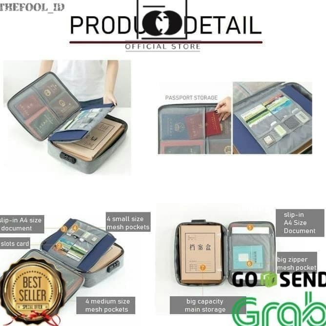 Jual KYE TF DOCUMENT STORAGE BAG / PENYIMPANAN DOKUMEN / DIJAMIN ...