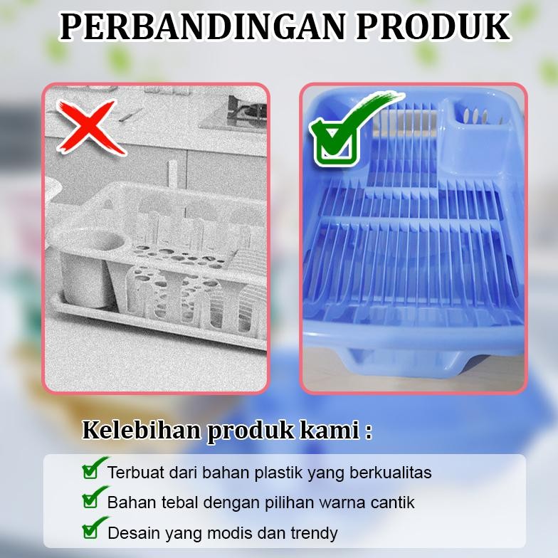 Jual PENAWARAN TERBATAS Rak Piring Sendok Plastik Anti Pecah Bahan ...