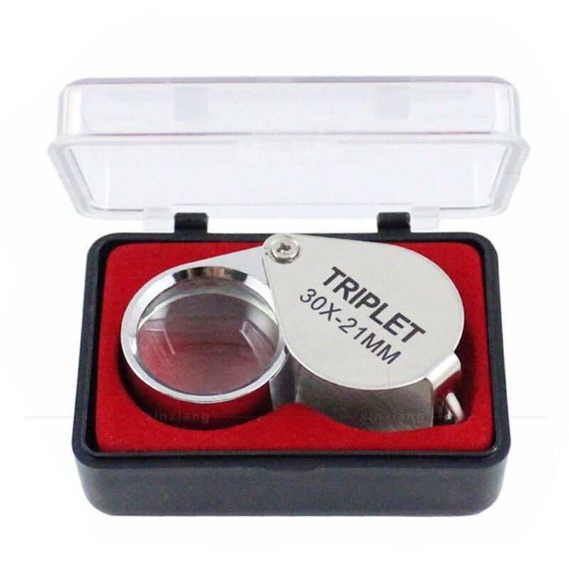 Jual 30x-21mm Triplet CP / Lup Kaca Pembesar Lipat Perhiasan Batuan ...