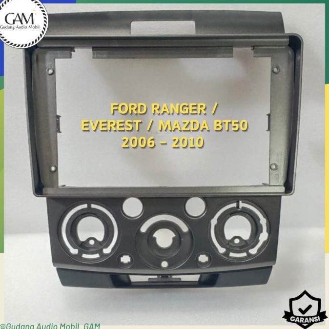 Jual Oke Frame Head Unit Ford Everest / Ranger / Mazda Bt-50 9 Inch ...