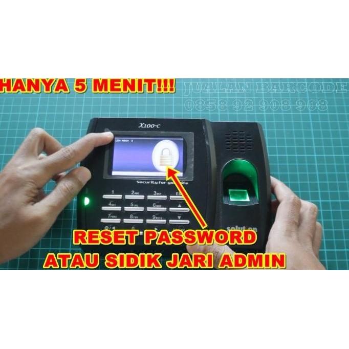 Jual Solution X100C Mesin Absensi Finger Print | mesin absensi X100 C ...