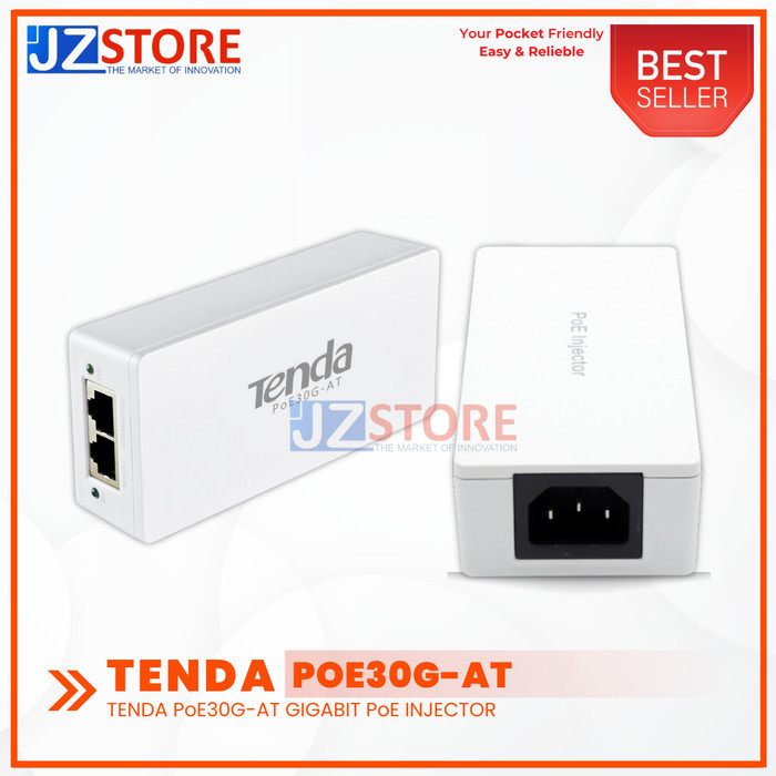 Jual HARGA DISC - TENDA PoE30G-AT GIGABIT PoE INJECTOR | Shopee Indonesia