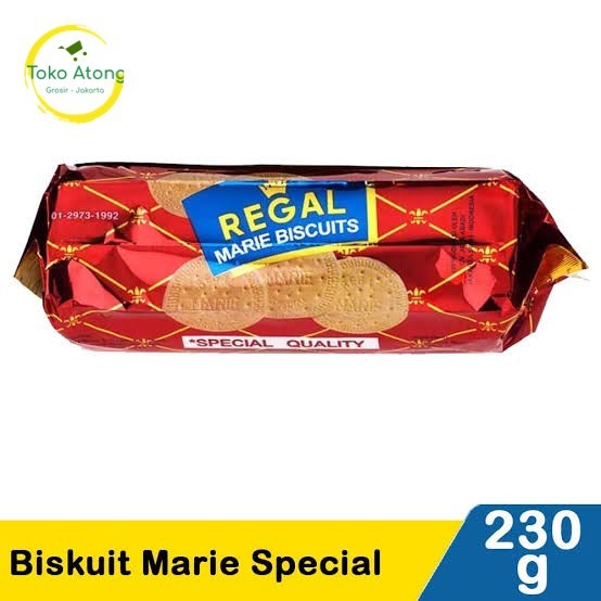 Jual TERBATAS Biskuit Regal Marie Spesial 230 gram (sesuai Gambar ...