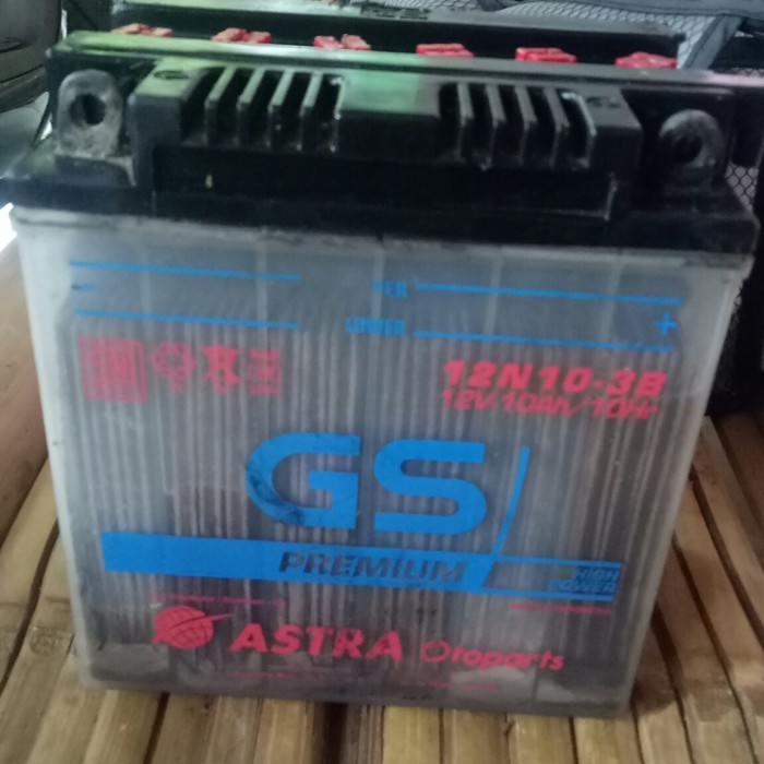 Jual Aki Gs Astra 12N10 3B Tiger Pulsar Vespa Excel,Up 200Cc (Second) | Shopee Indonesia