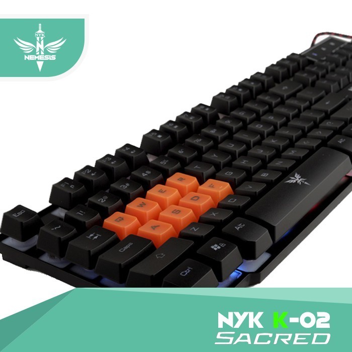 Jual Nyk Keyboard Gaming K-02 Backlight | Shopee Indonesia